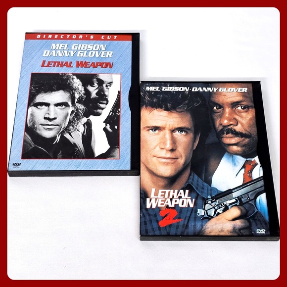 Media | Lethal Weapon 1 2 Dvd Set Mel Gibson Danny Glover Action ...